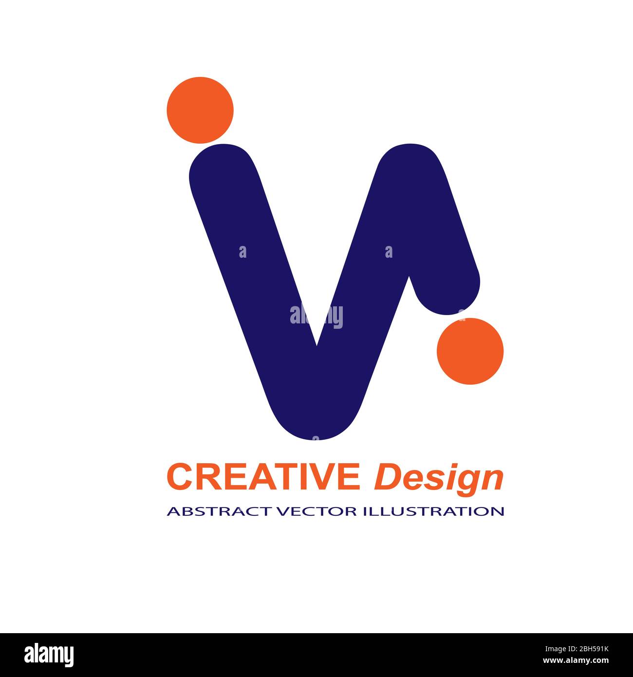 Abstract vector icon for a logo or emblem. Simple stock design isolated ...