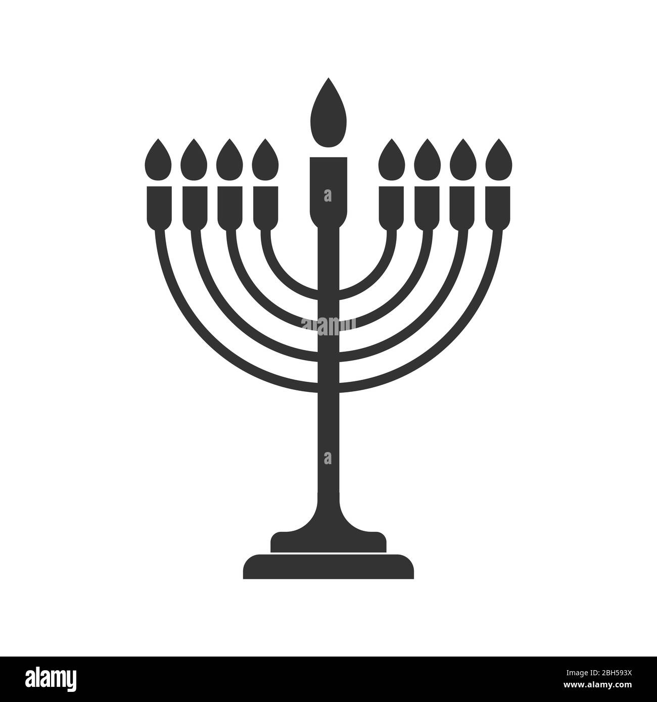 A menorah Black and White Stock Photos & Images - Alamy