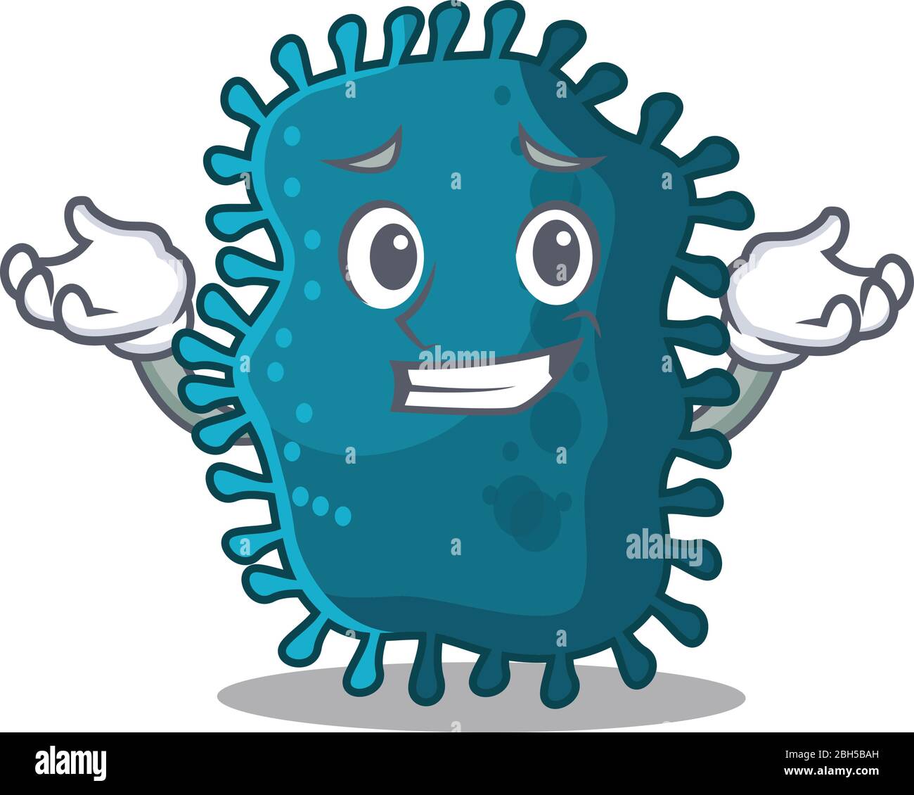 A picture of grinning clostridium cartoon design concept Stock Vector ...