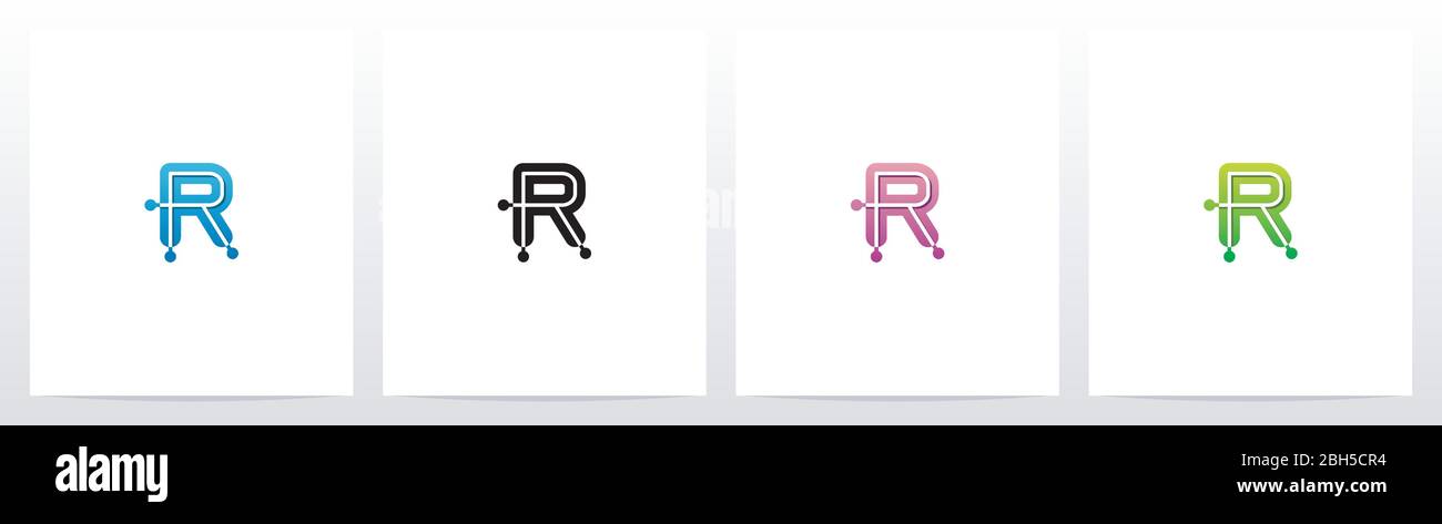 Connecting dots logo hi-res stock photography and images - Alamy