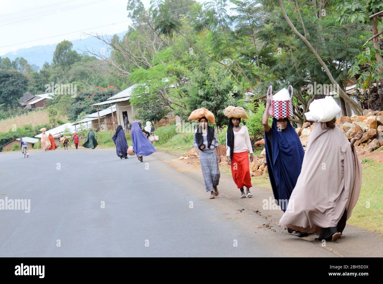Ethiopian Muslim woman in the Southern Oromia region Stock Photo - Alamy
