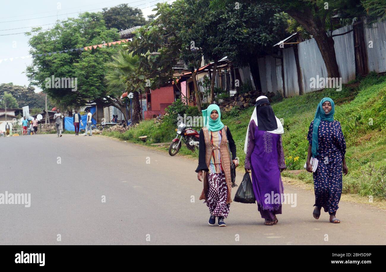 Ethiopian Muslim woman in the Southern Oromia region Stock Photo - Alamy