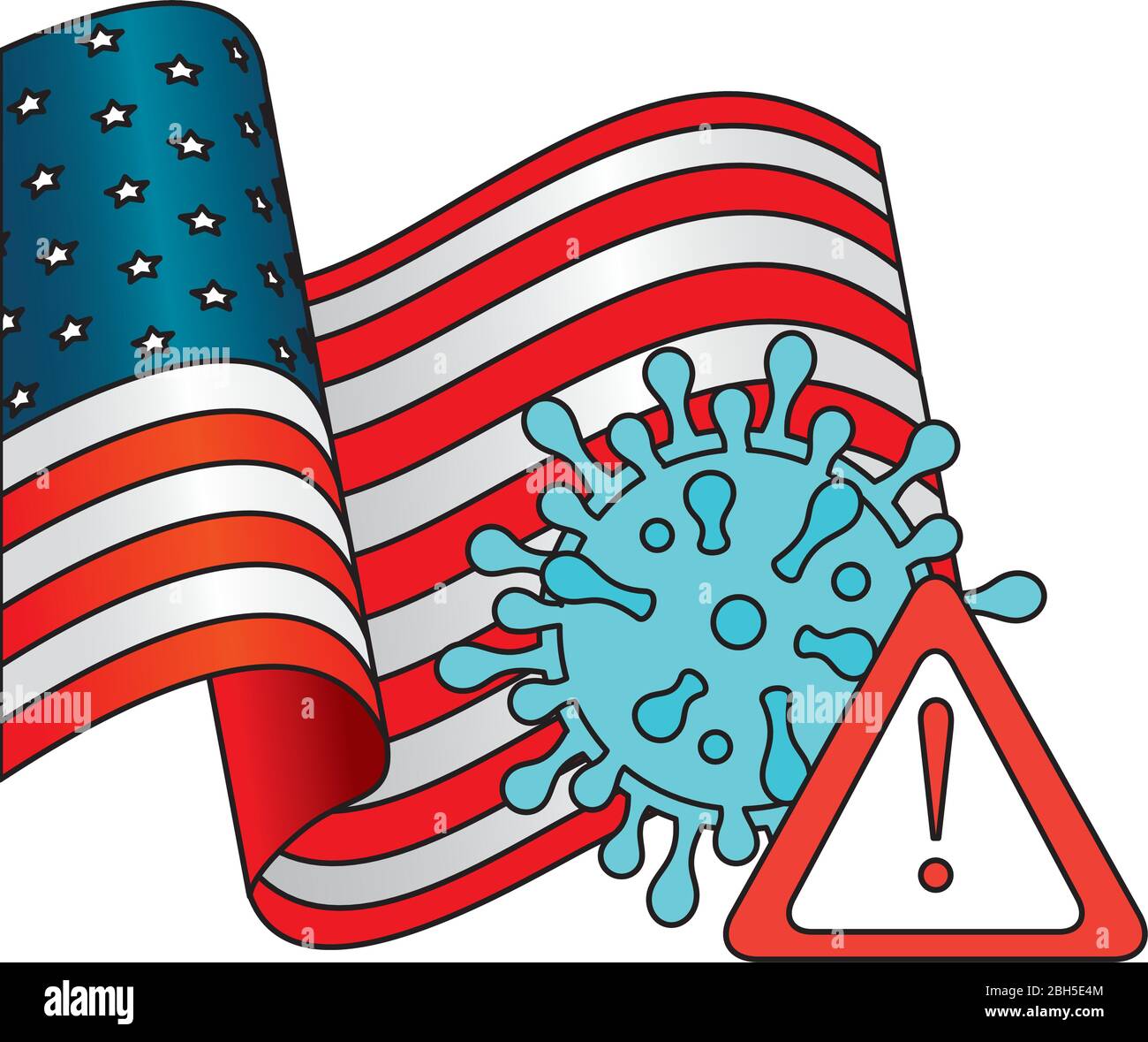 Particle flag Stock Vector Images - Alamy