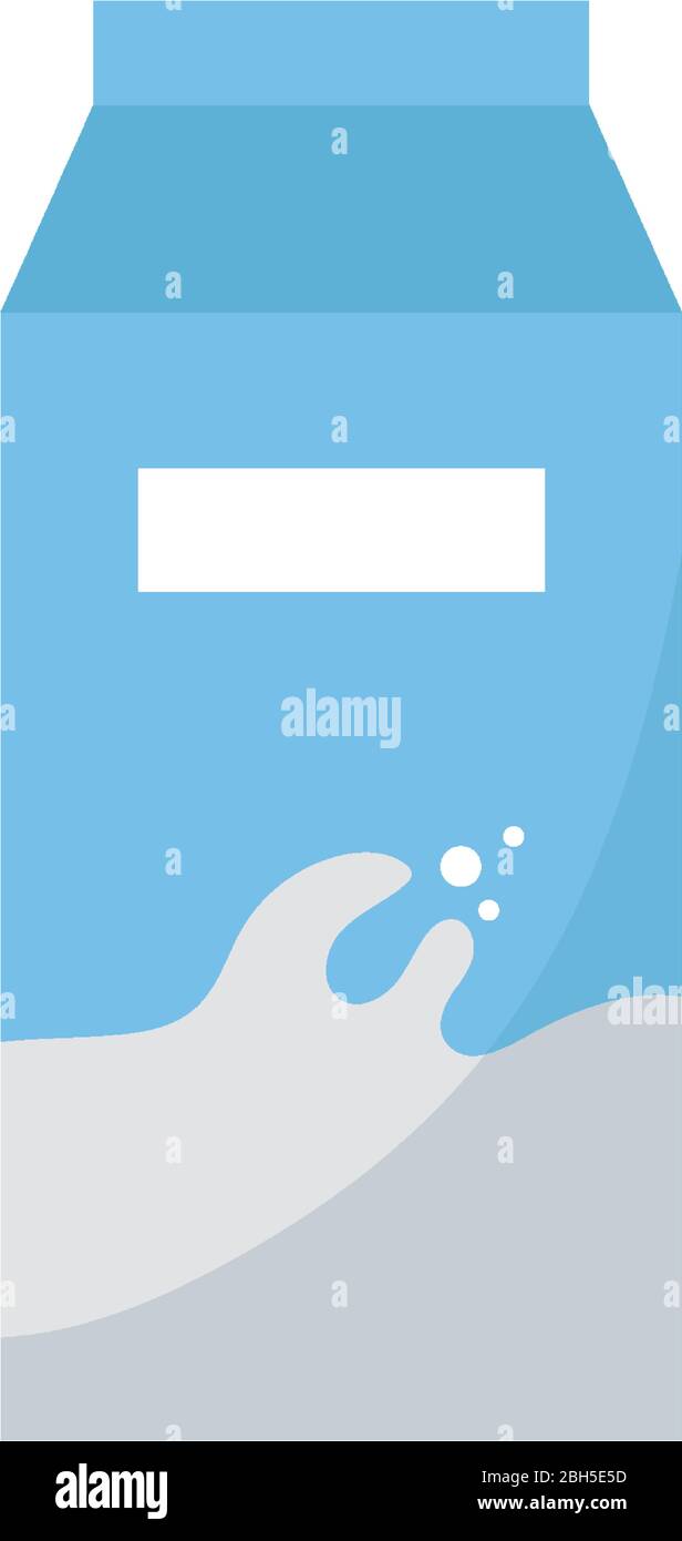 milk box design, dairy breakfast food fresh natural healthy product ...