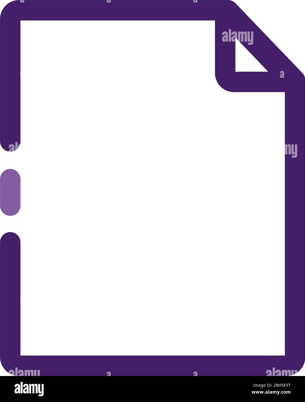 paper document file line style icon Stock Vector Image & Art - Alamy