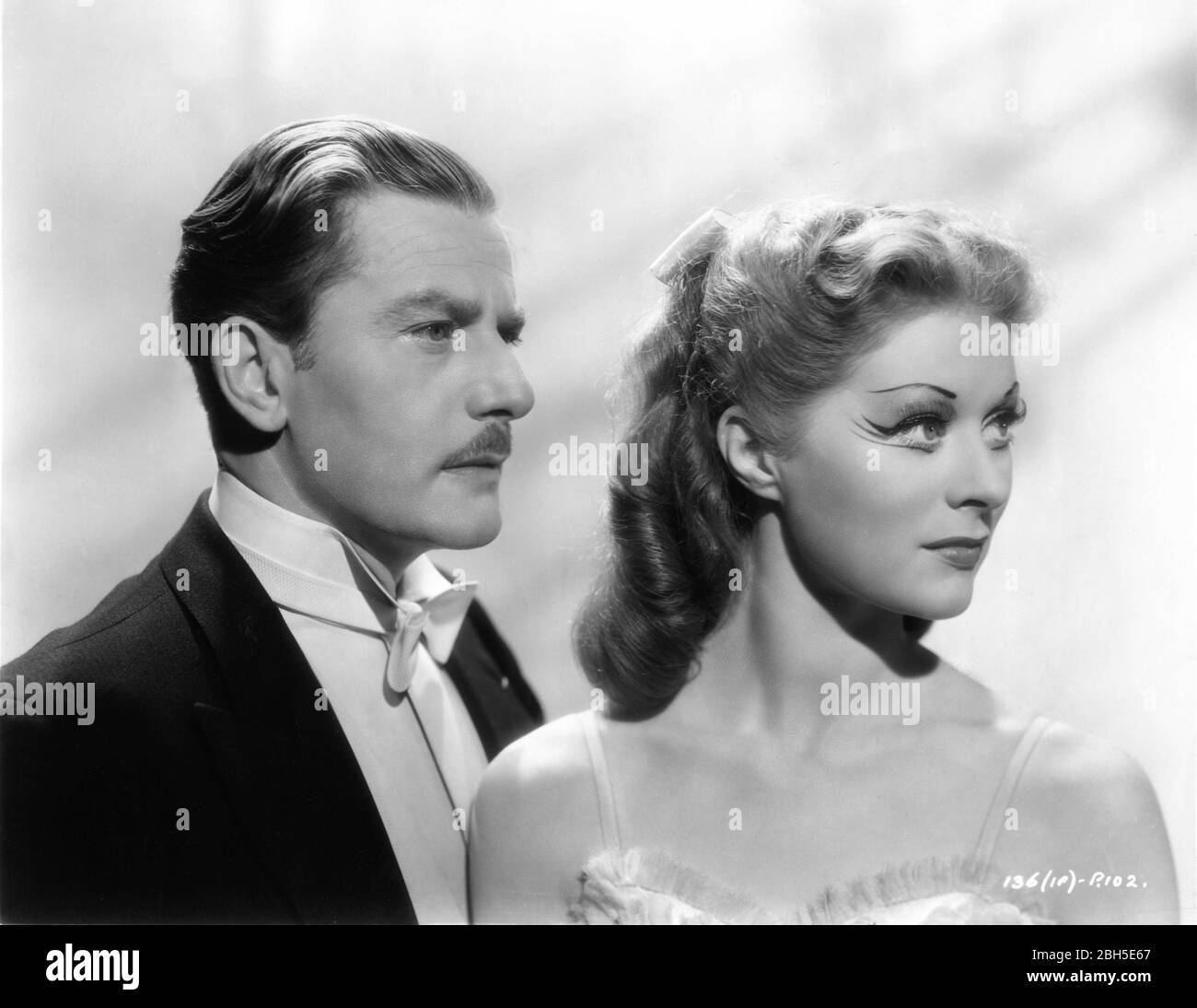 ANTON WALBROOK as ballet impressario Boris Lermontov and MOIRA SHEARER ...