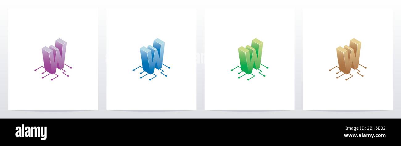 W circuit Stock Vector Images - Alamy