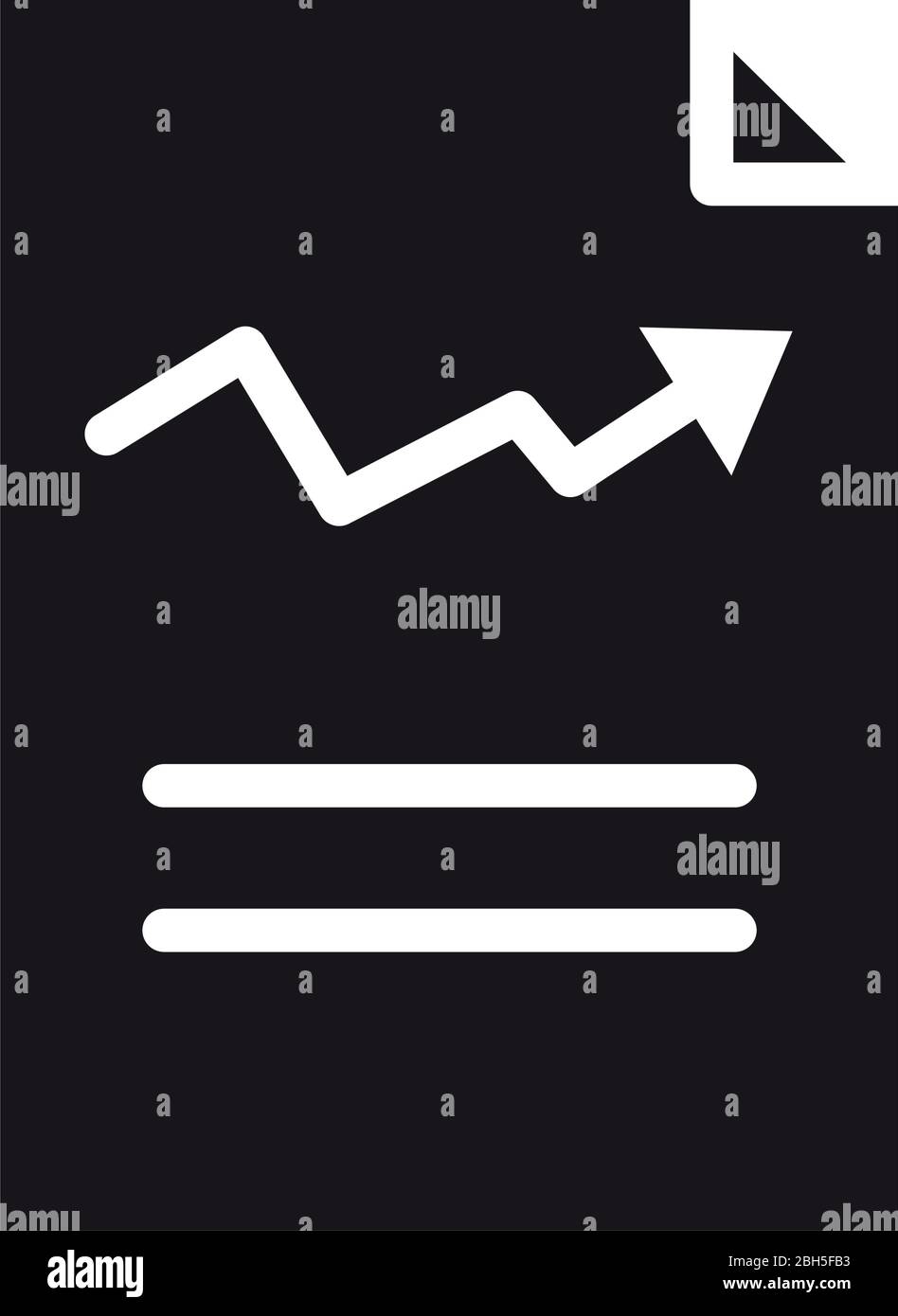 financial report document icon over white background, silhouette style, vector illustration ...