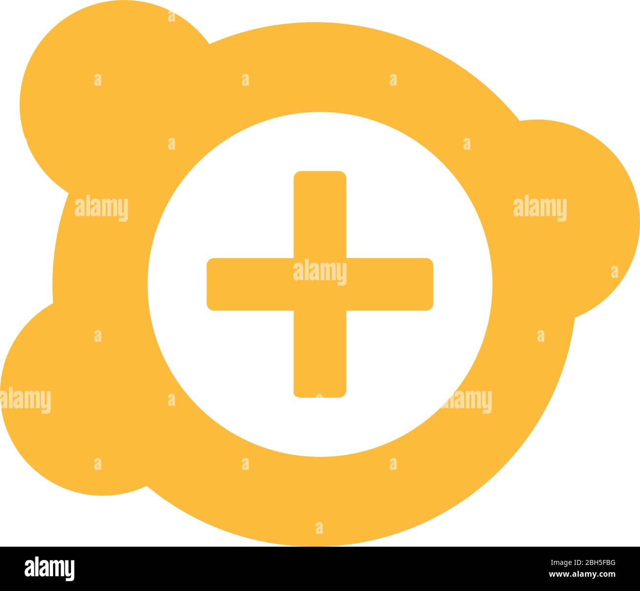 pluss symbol block style icon Stock Vector Image & Art - Alamy