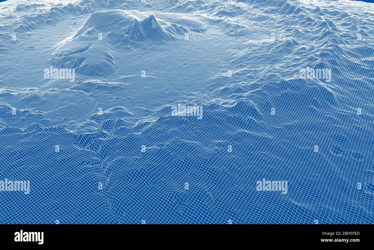 3d wireframe map Stock Vector Images - Alamy