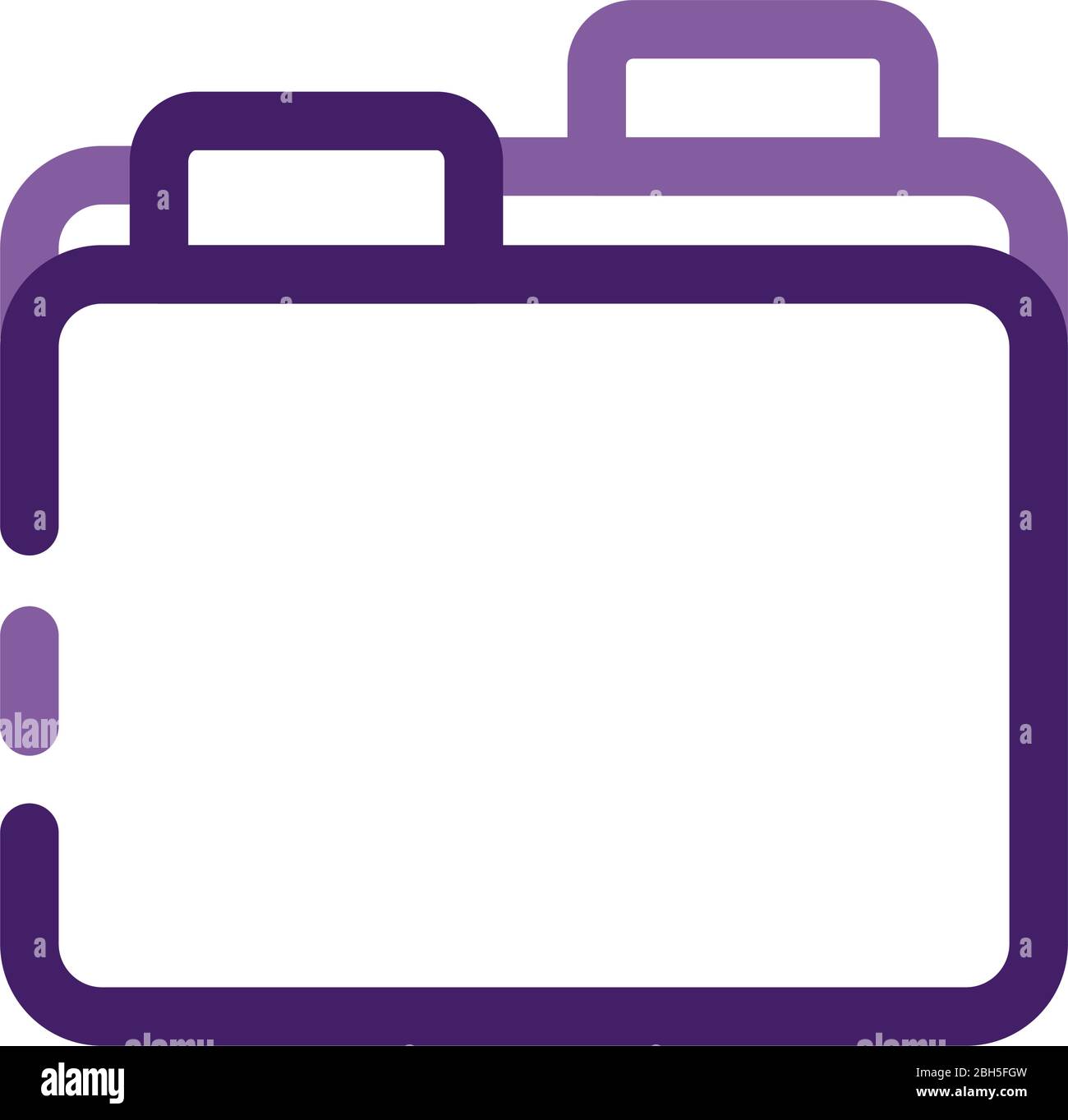 folder file document line style icon Stock Vector Image & Art - Alamy