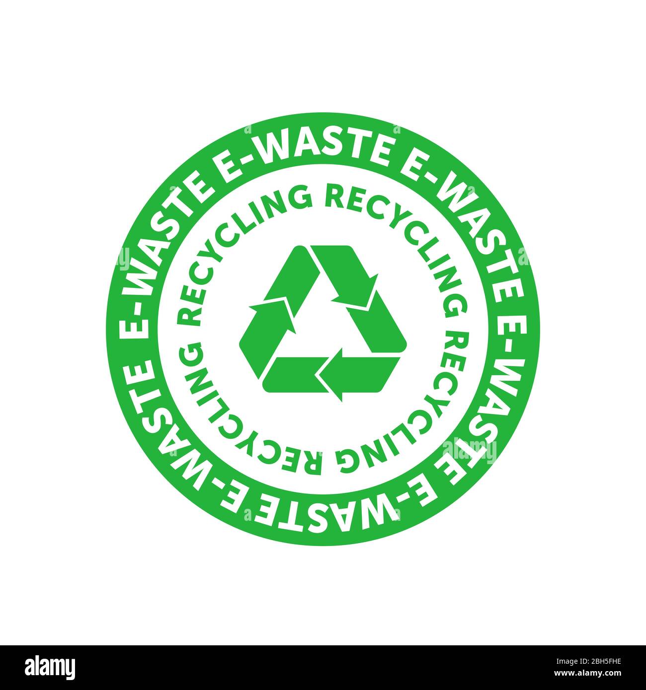 Zero waste recycling badge Stock Vector Images - Alamy