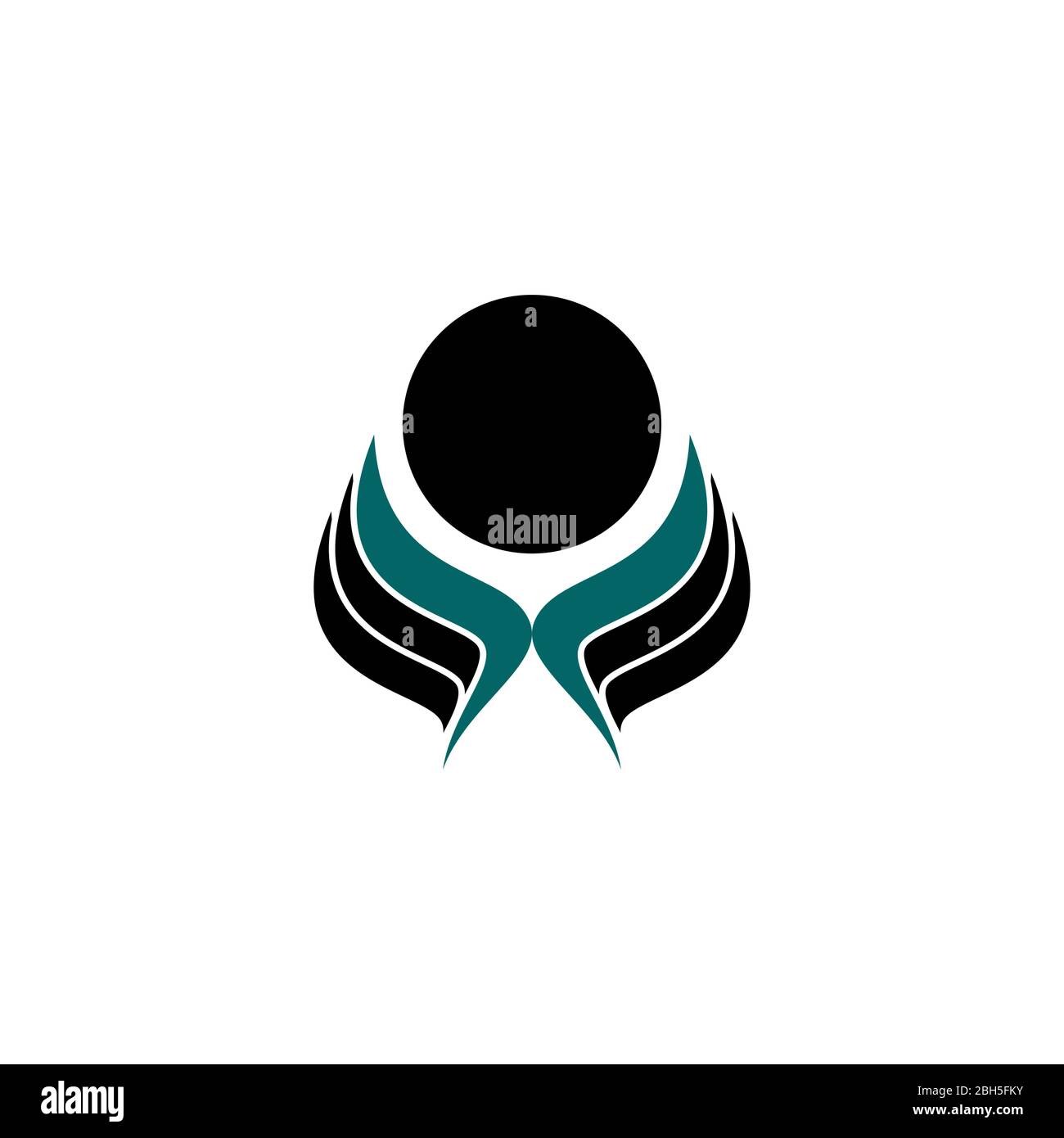 Logo, icon and symbol body massaging, simple, minimal and flat logo ...