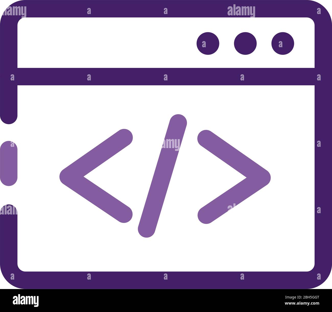 webpage template line style icon Stock Vector Image & Art - Alamy