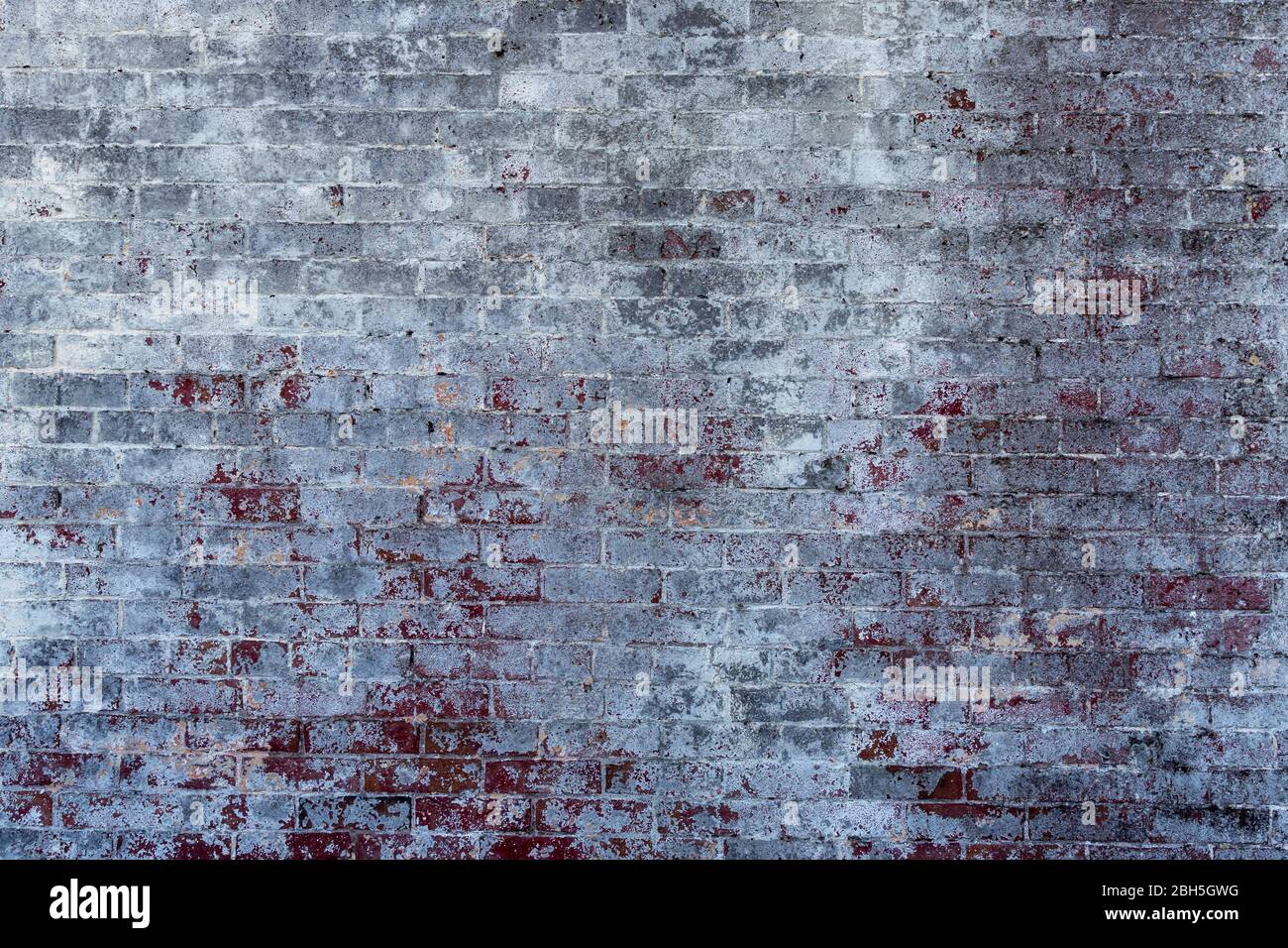 Red White Wall Background. Old Grungy Brick Wall Horizontal Texture ...