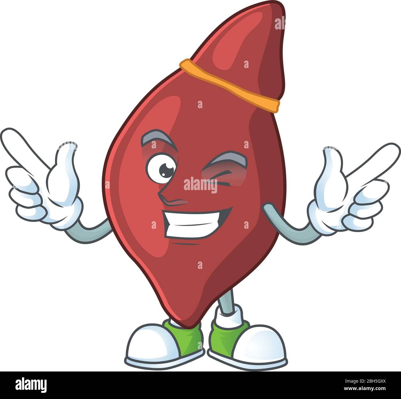 Cartoon character design concept of liver cartoon design style with ...