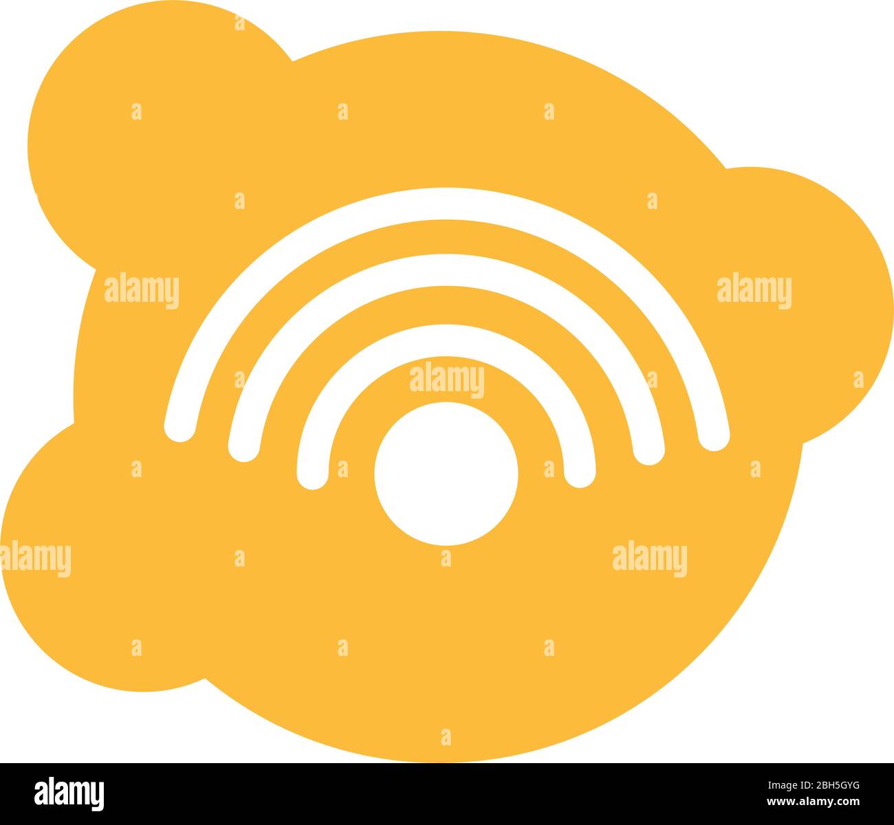wifi connection signal block style icon Stock Vector Image & Art - Alamy
