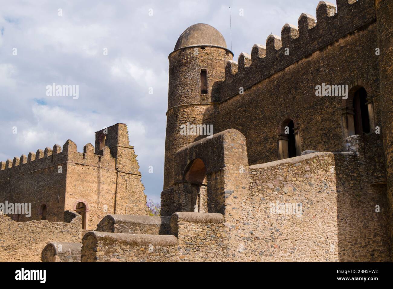 Royal enclosure wall turret ethiopia hi-res stock photography and ...