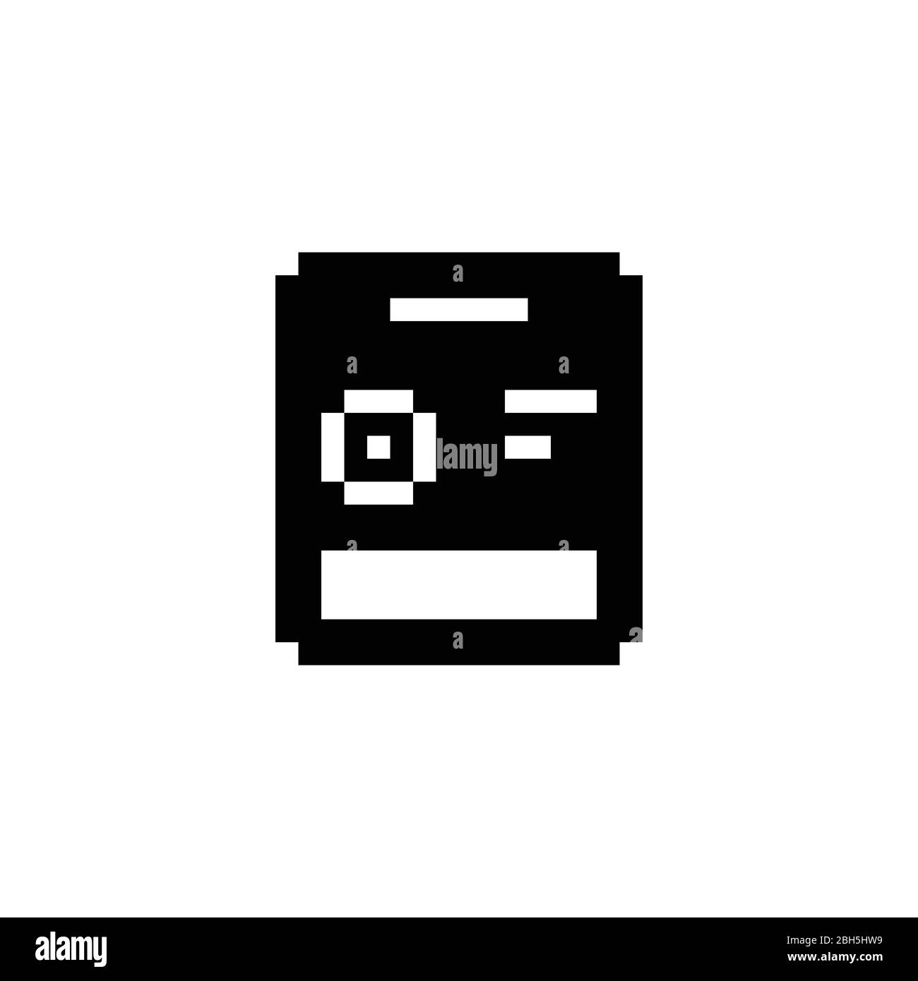 Seed bag. Pixel icon. Isolated gardening vector illustration Stock ...