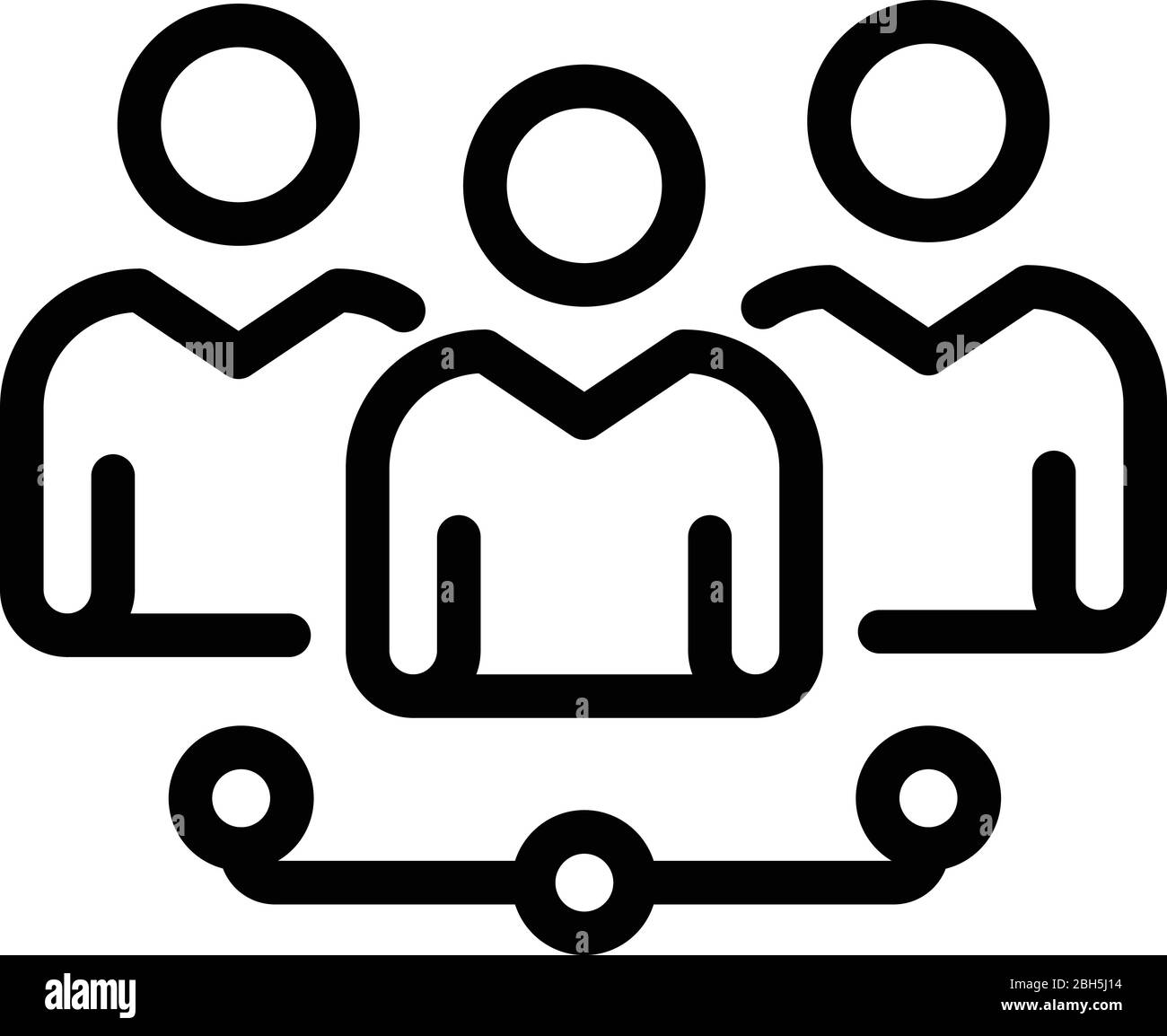 Communication recruiter icon, outline style Stock Vector Image & Art ...