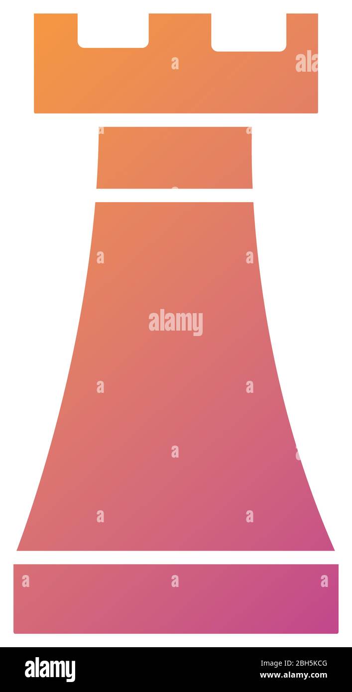 tower chess silhouette style icon Stock Vector Image & Art - Alamy