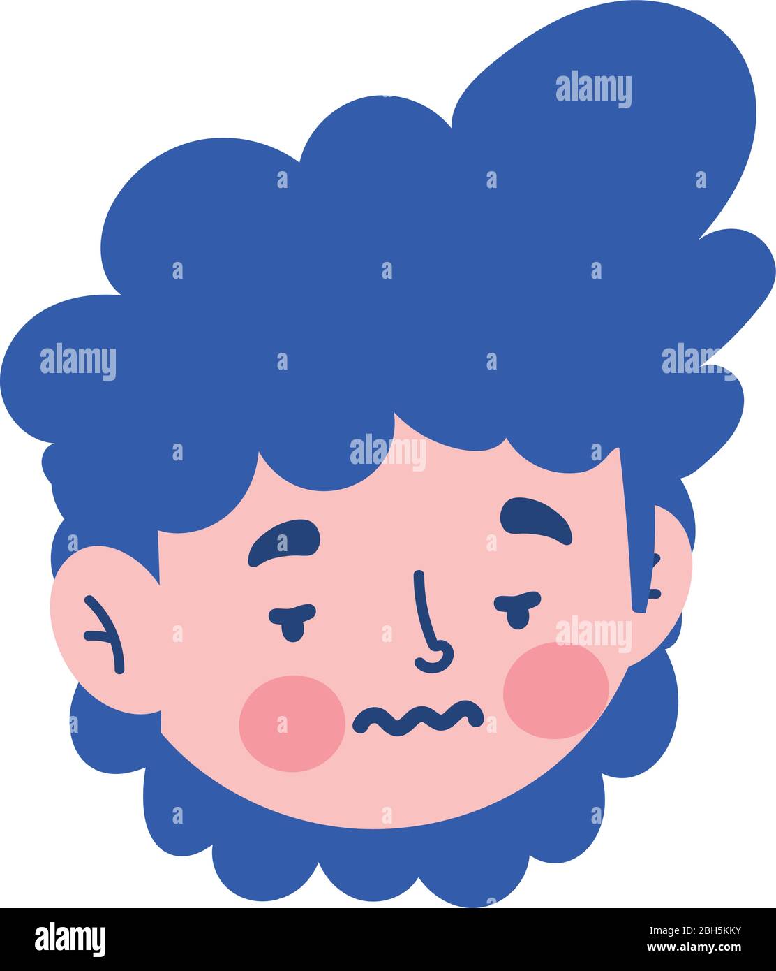 Sick man with fatigue cold fever design of Covid 19 epidemic disease ...