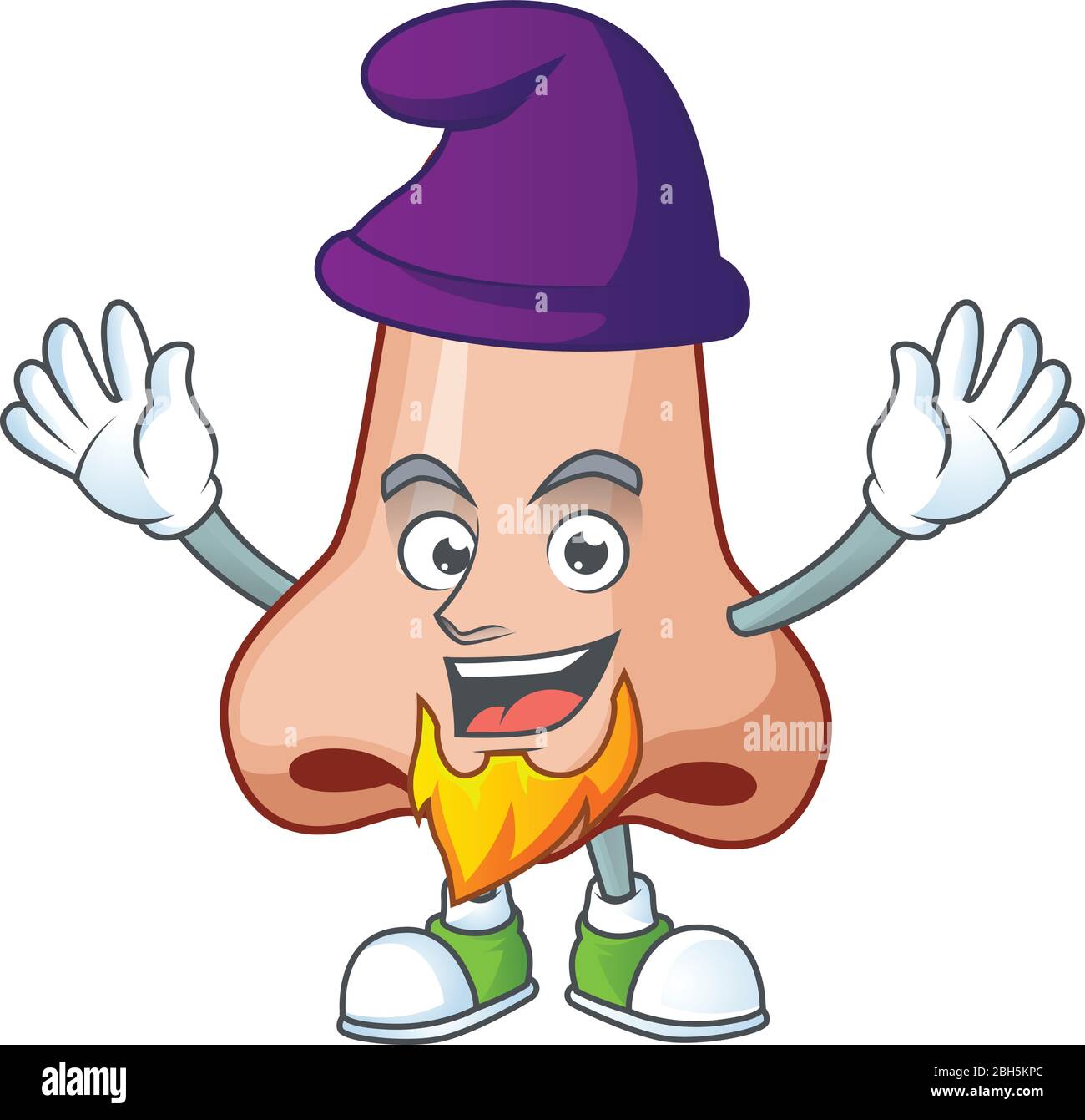 Sweet fairytale of nose Elf cartoon character Stock Vector Image & Art ...