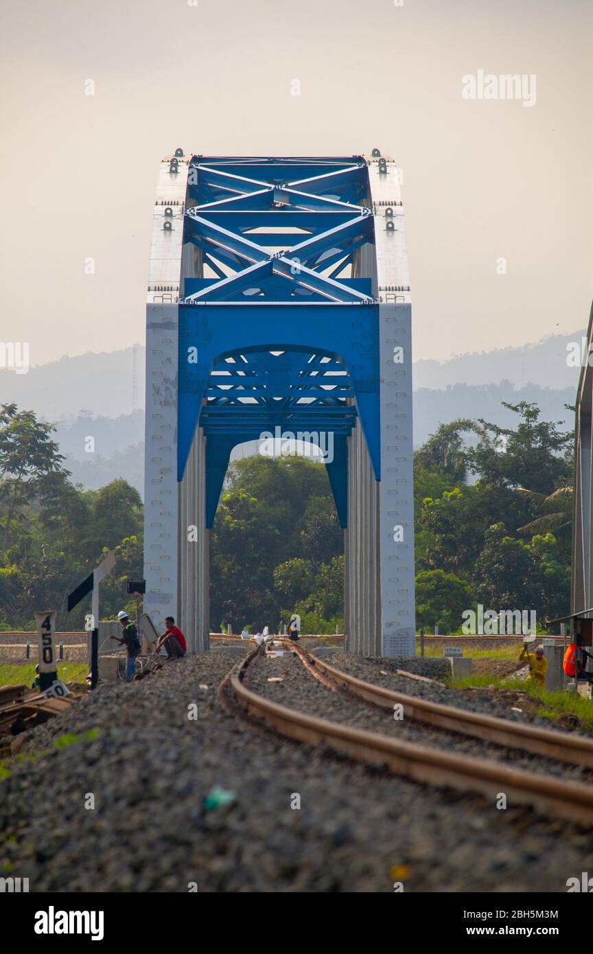 bridge over the river Stock Photo - Alamy