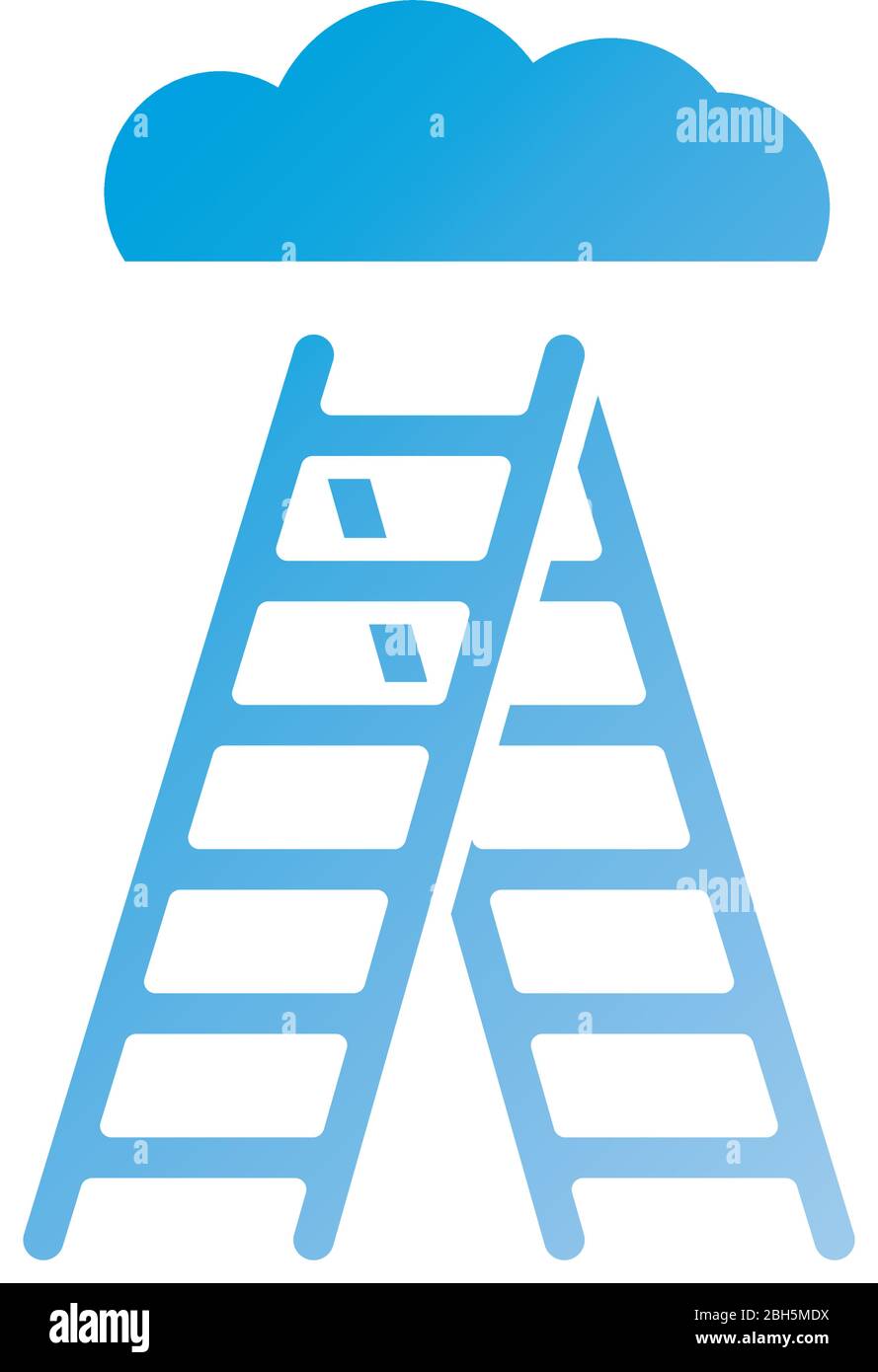 Up escalator moving stairs Stock Vector Images - Alamy