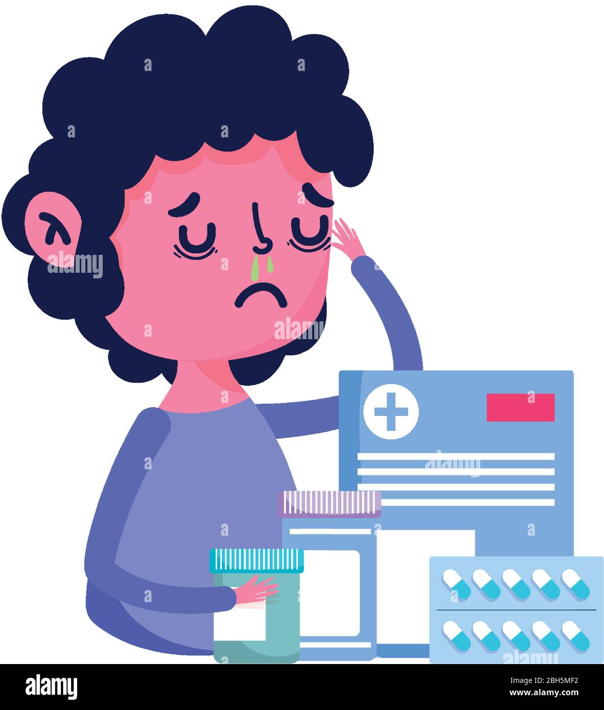 Fever man history Stock Vector Images - Alamy