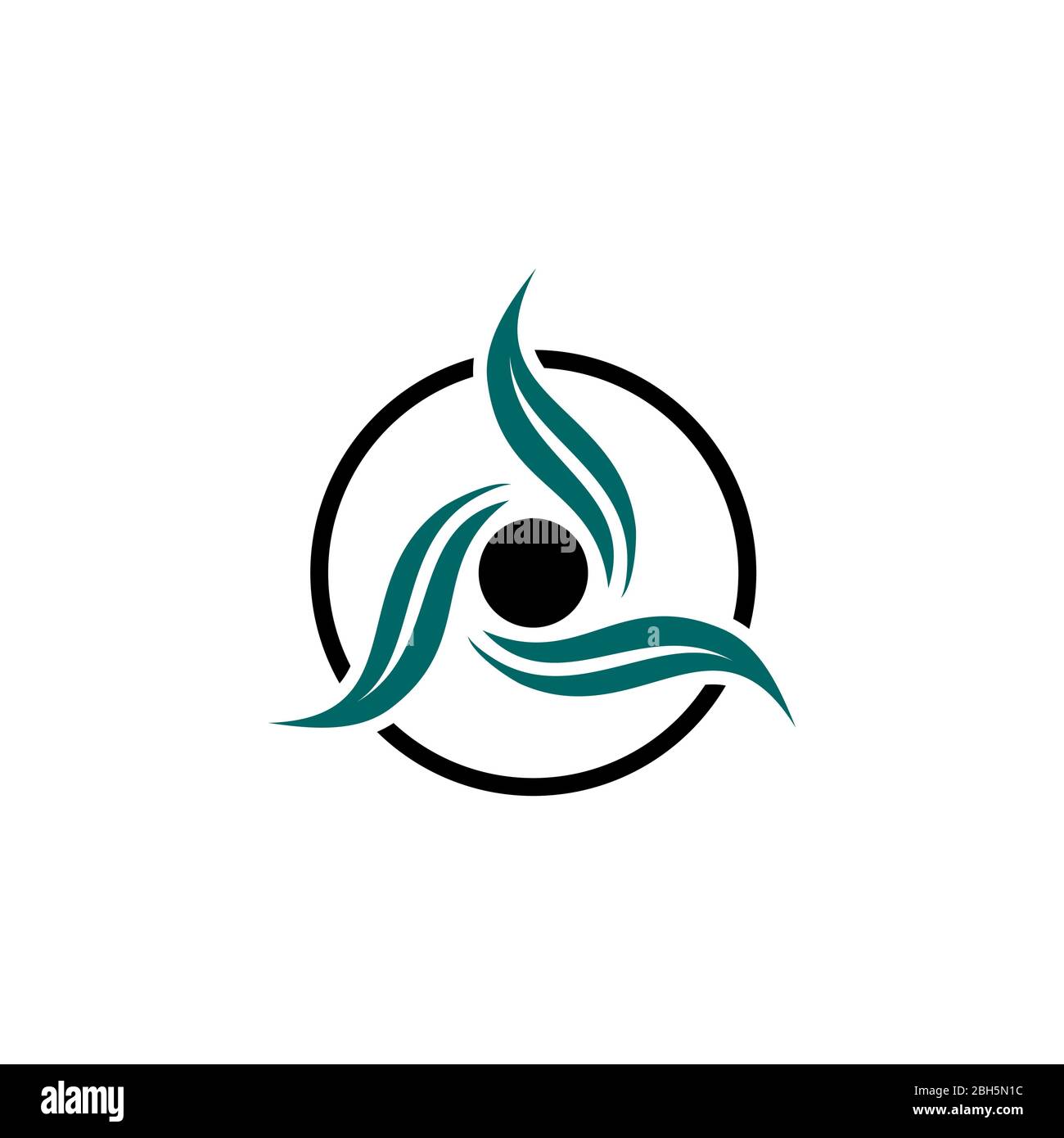 Logo, icon and symbol body massaging, three palms that form a flower ...