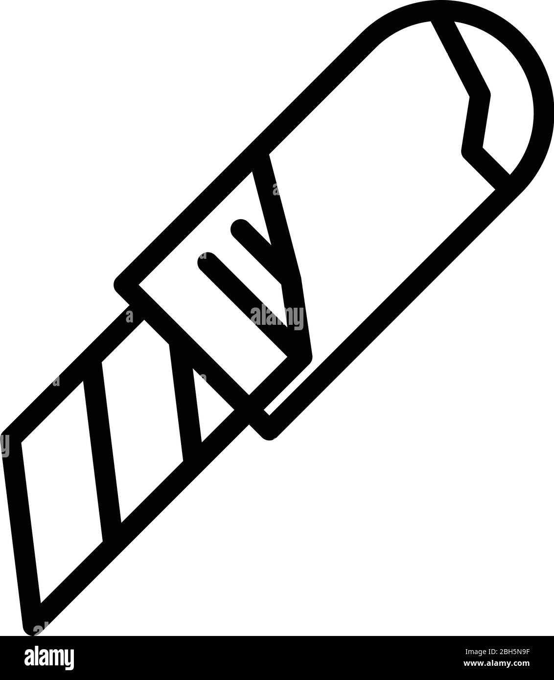 Sharp cutter icon, outline style Stock Vector Image & Art - Alamy