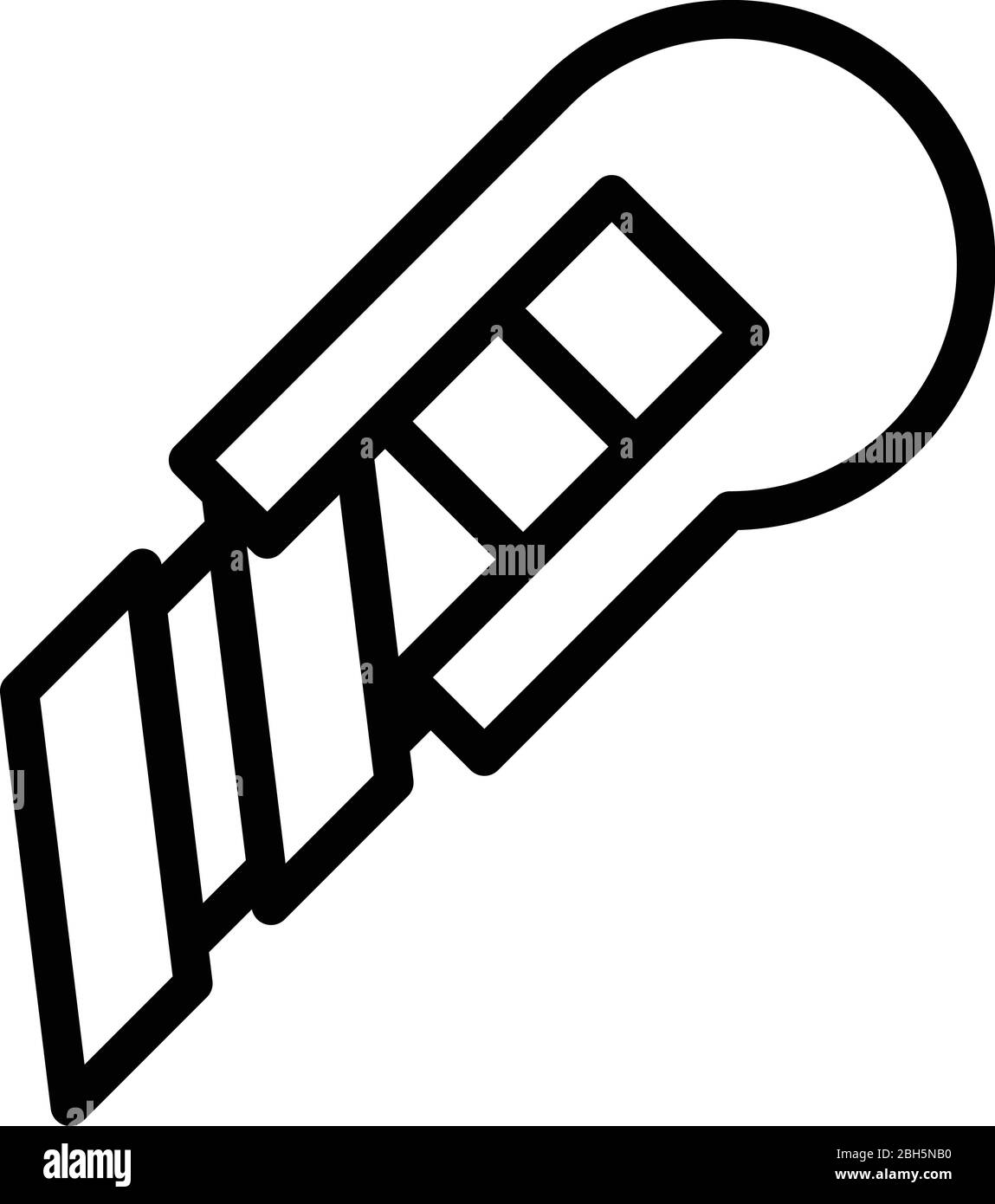 Cutter knife icon, outline style Stock Vector Image & Art - Alamy