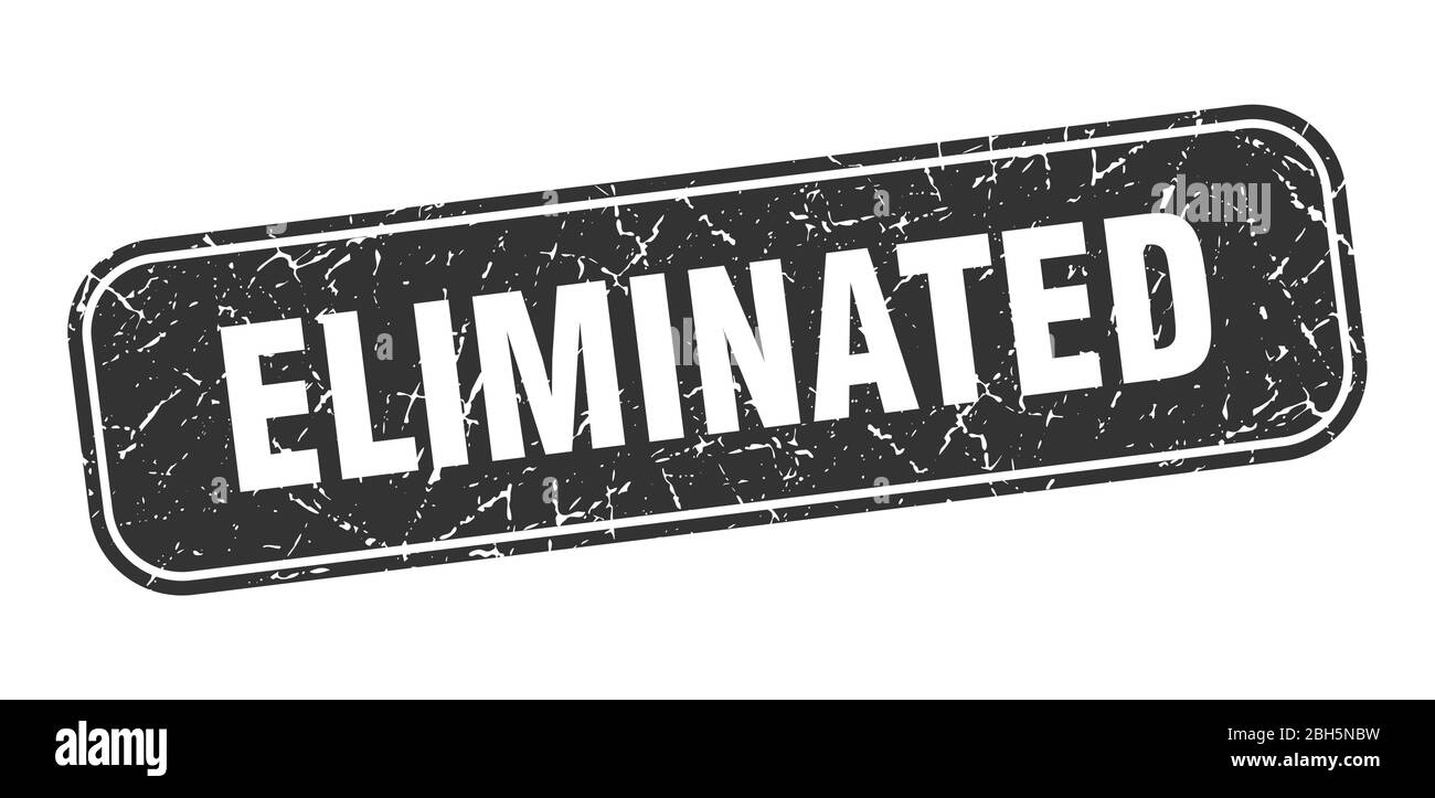 Eliminated sign Cut Out Stock Images & Pictures - Alamy