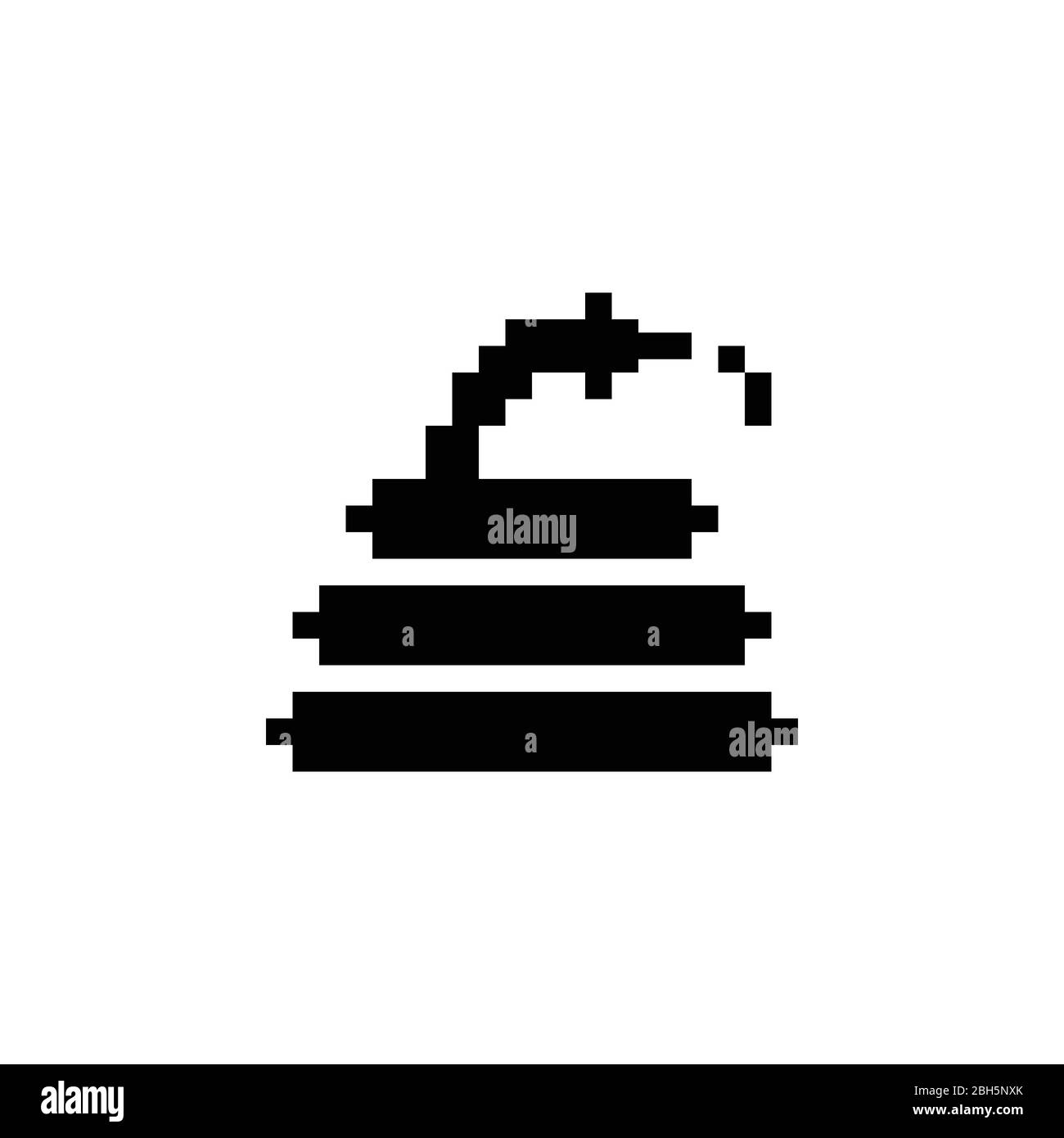 Hose. Pixel icon. Isolated gardening vector illustration Stock Vector ...