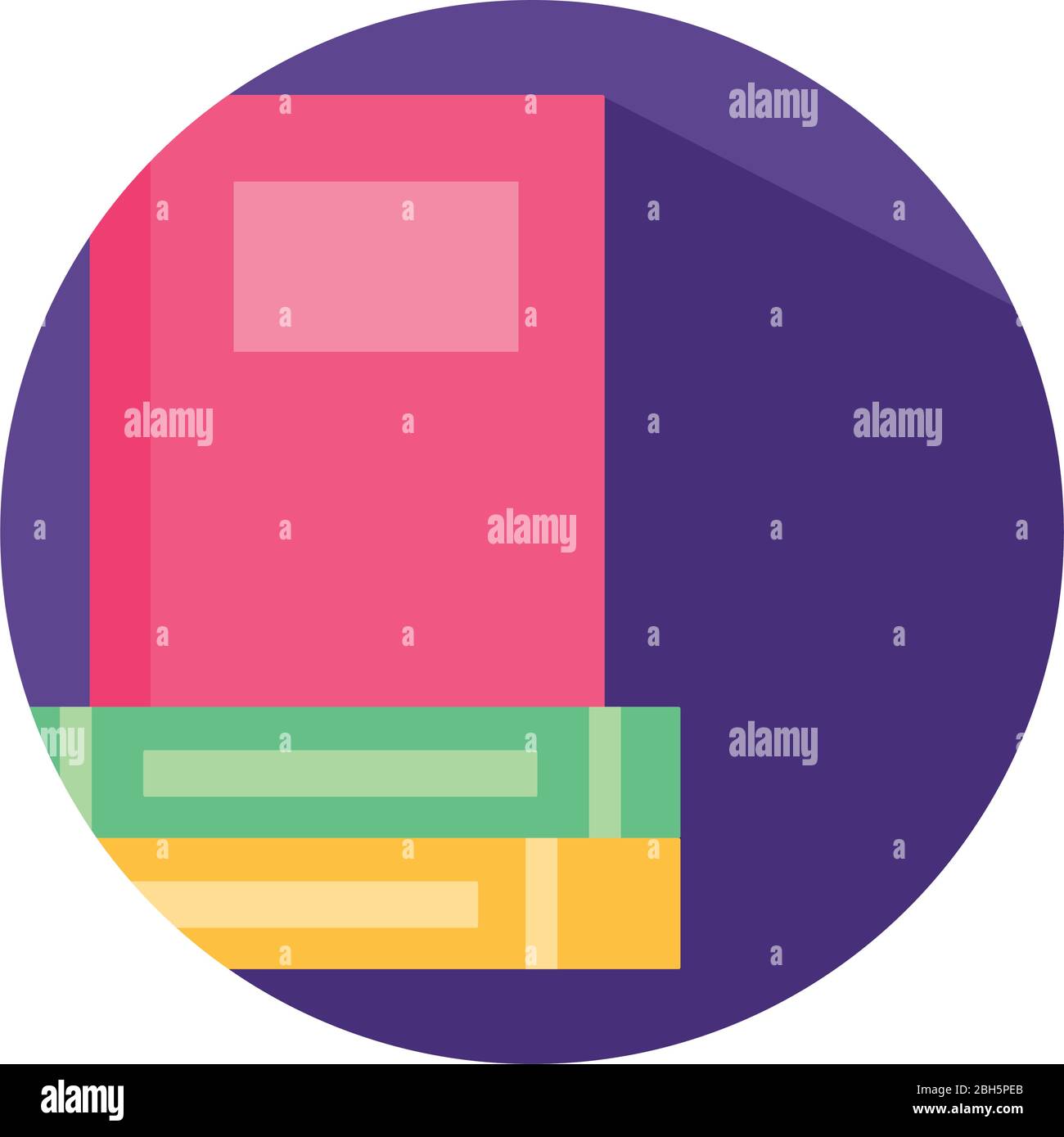text books closed block style icon Stock Vector Image & Art - Alamy