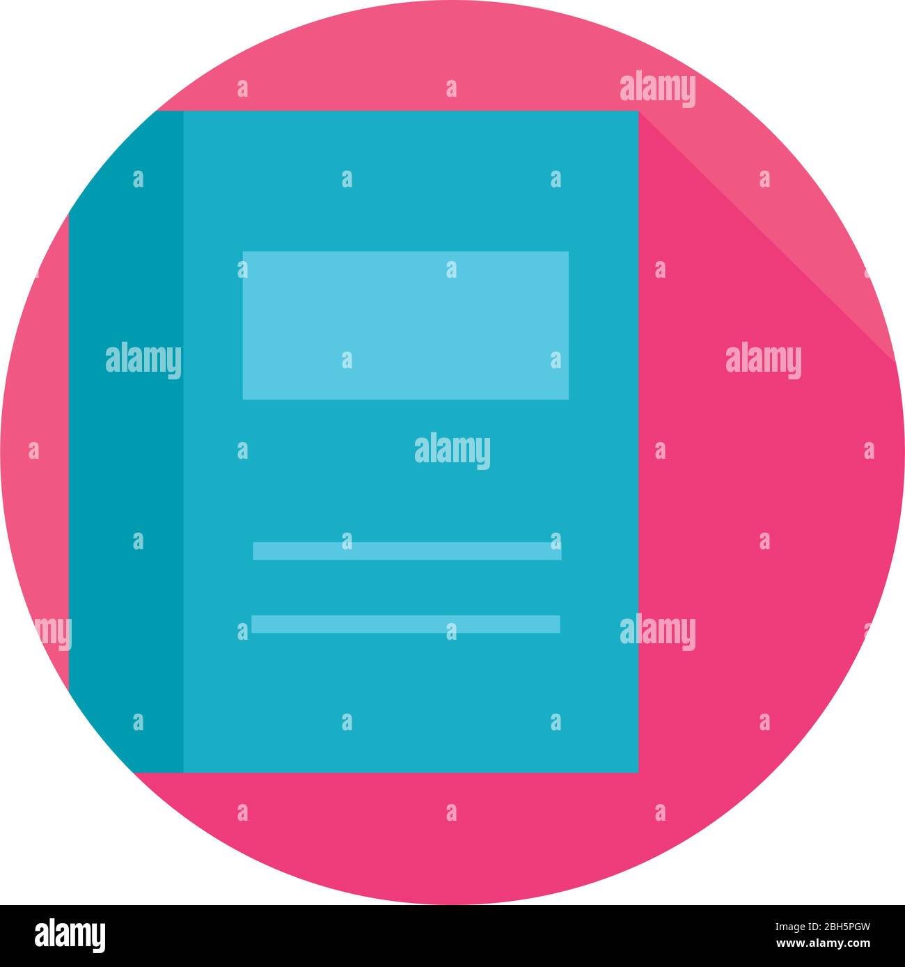 text book block style icon Stock Vector Image & Art - Alamy