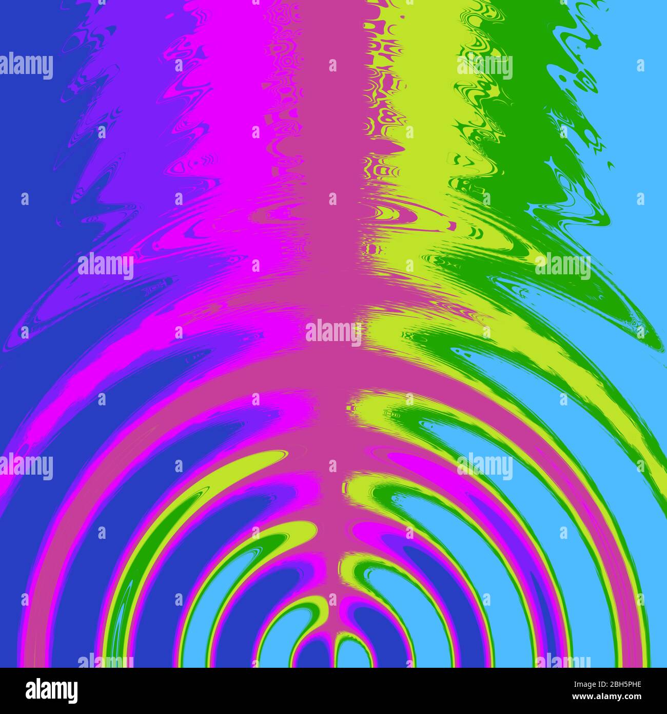An illustration of a water effect in rainbow colors Stock Photo - Alamy