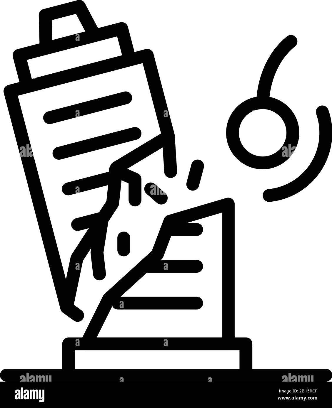 Demolition work icon, outline style Stock Vector Image & Art - Alamy