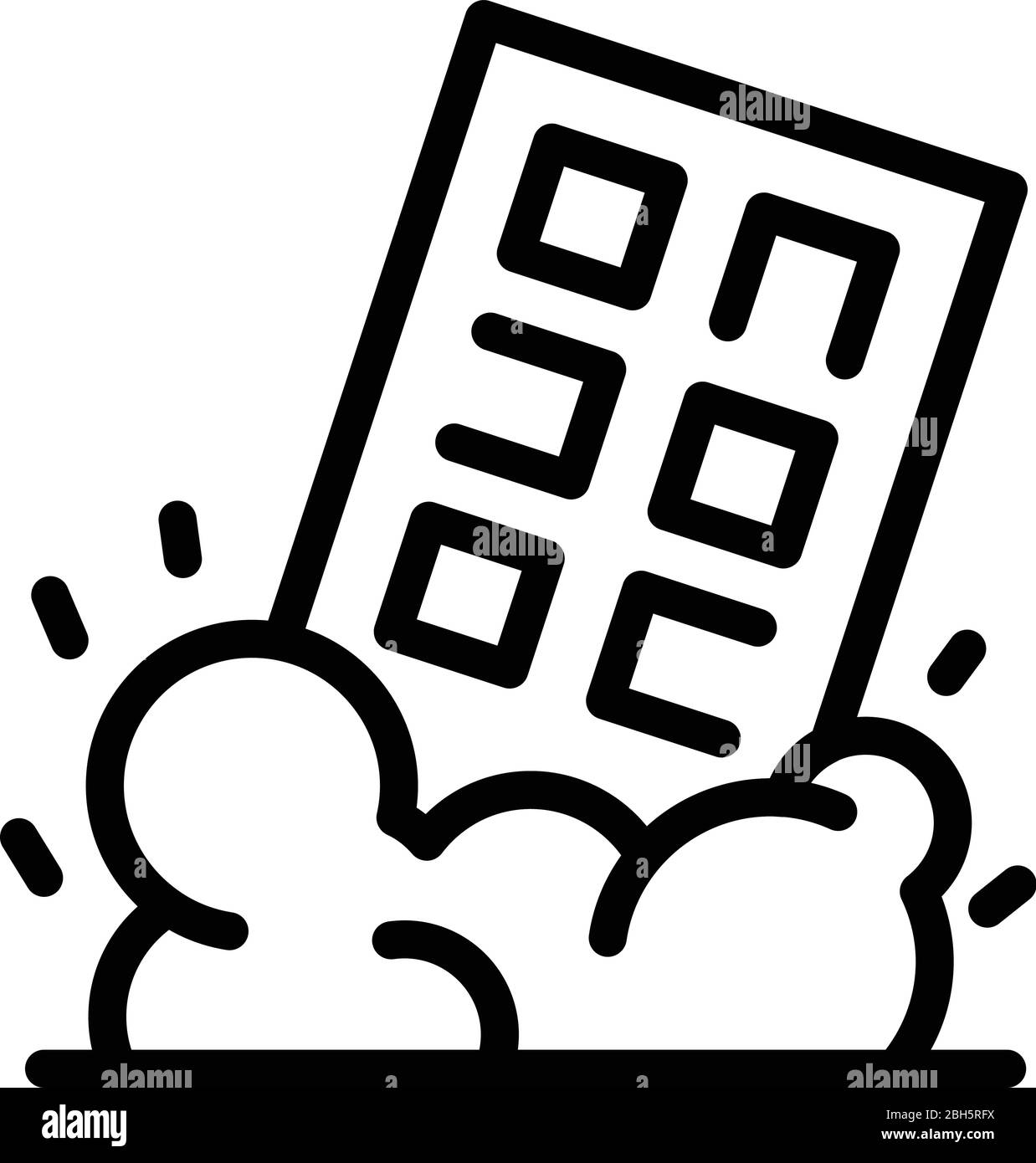 Demolition house icon, outline style Stock Vector Image & Art - Alamy