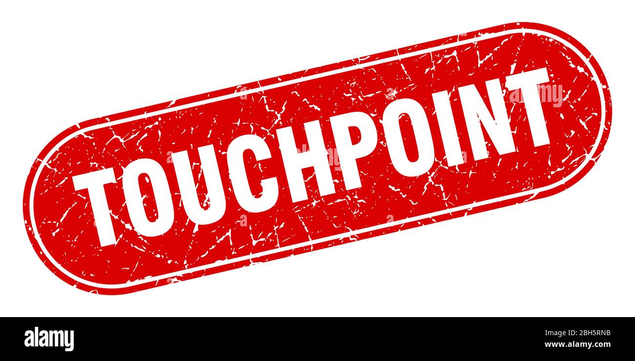 touchpoint sign. touchpoint grunge red stamp. Label Stock Vector Image & Art - Alamy