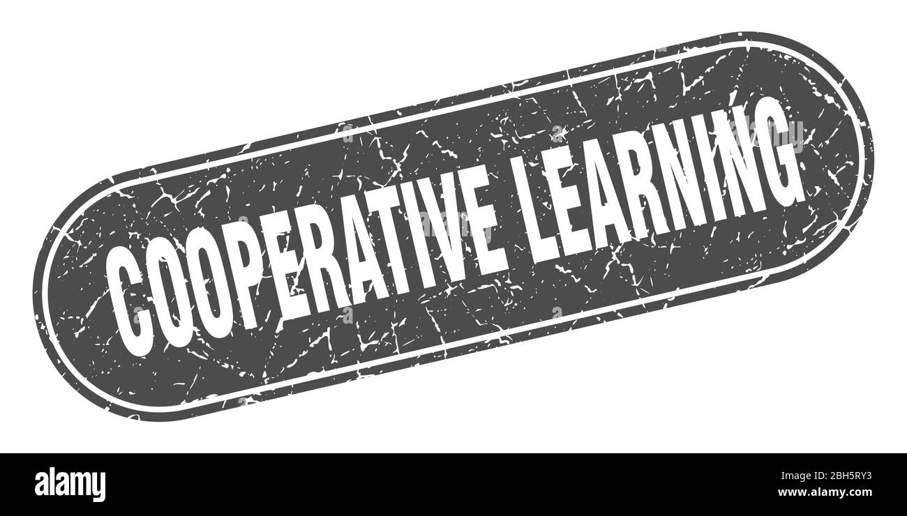 cooperative learning sign. cooperative learning grunge black stamp ...
