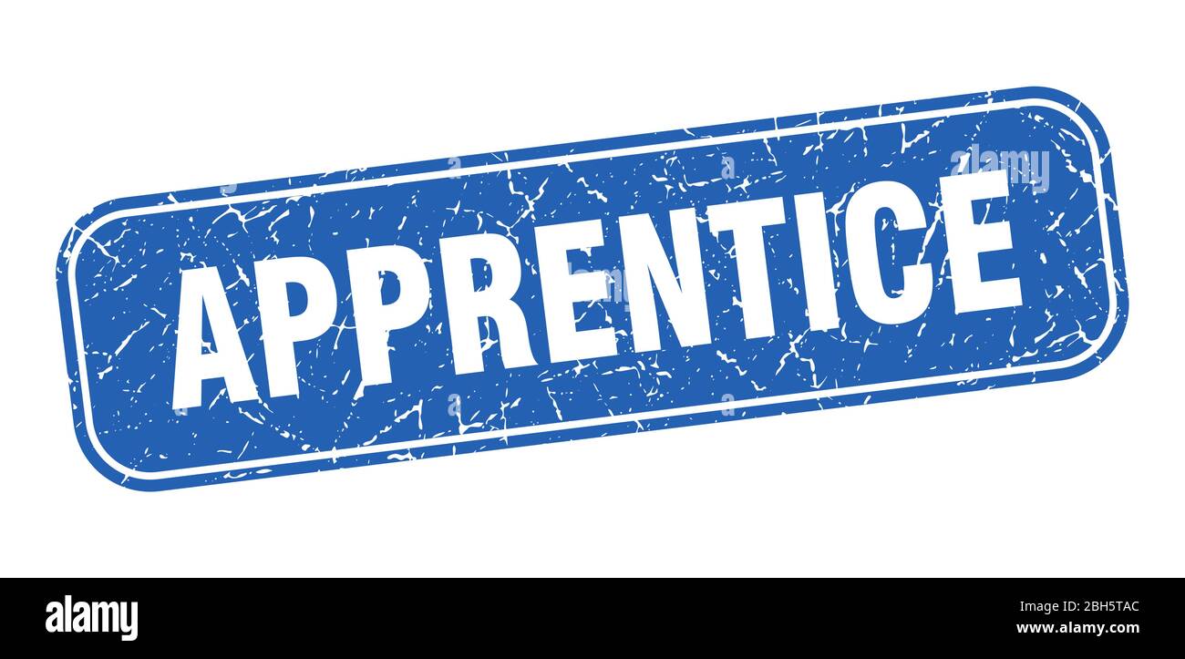 apprentice stamp. apprentice square grungy blue sign Stock Vector Image & Art - Alamy