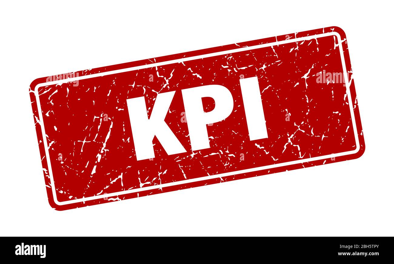 kpi stamp. kpi vintage red label. Sign Stock Vector Image & Art - Alamy