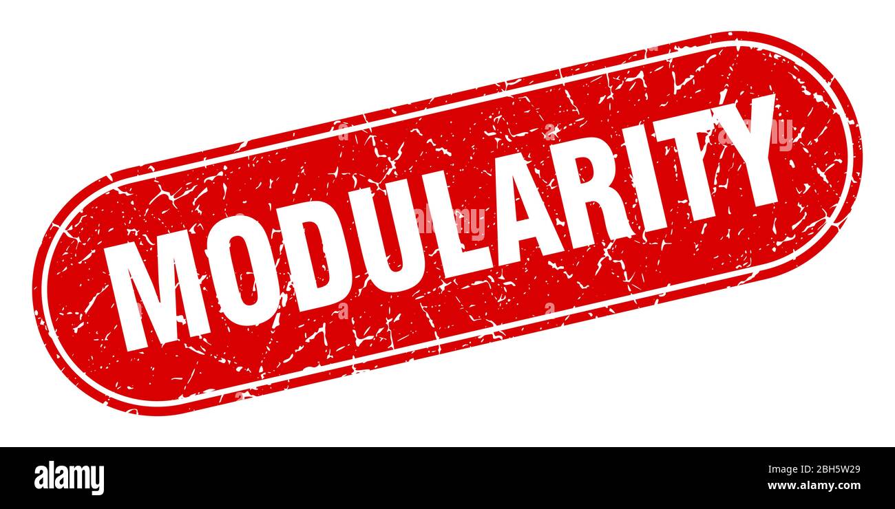 modularity sign. modularity grunge red stamp. Label Stock Vector Image ...