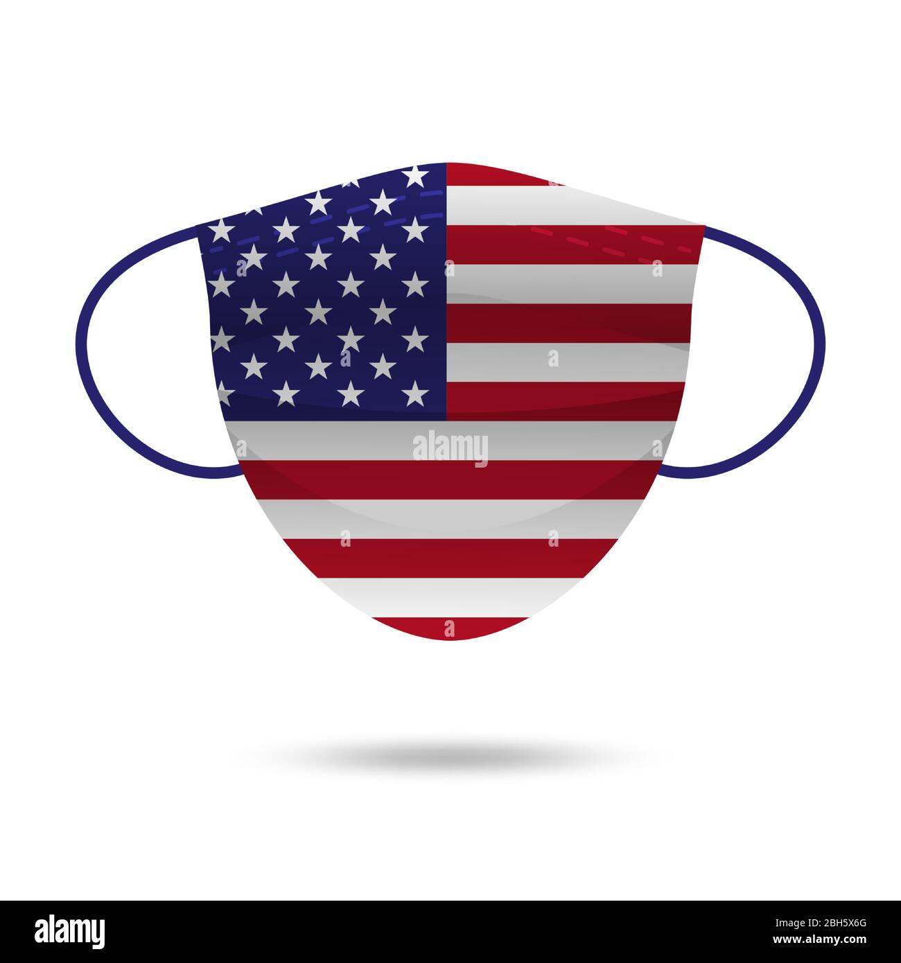 Viruses Covid-19 spread in USA, Breathing Medical Respiratory Mask ...