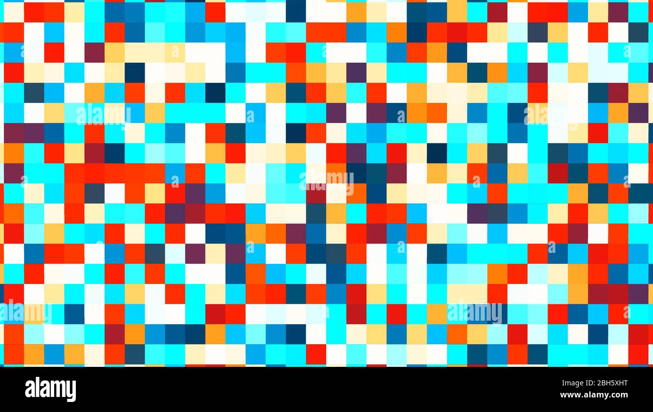 Illustration of abstract colorful square geometric surface, minimal ...