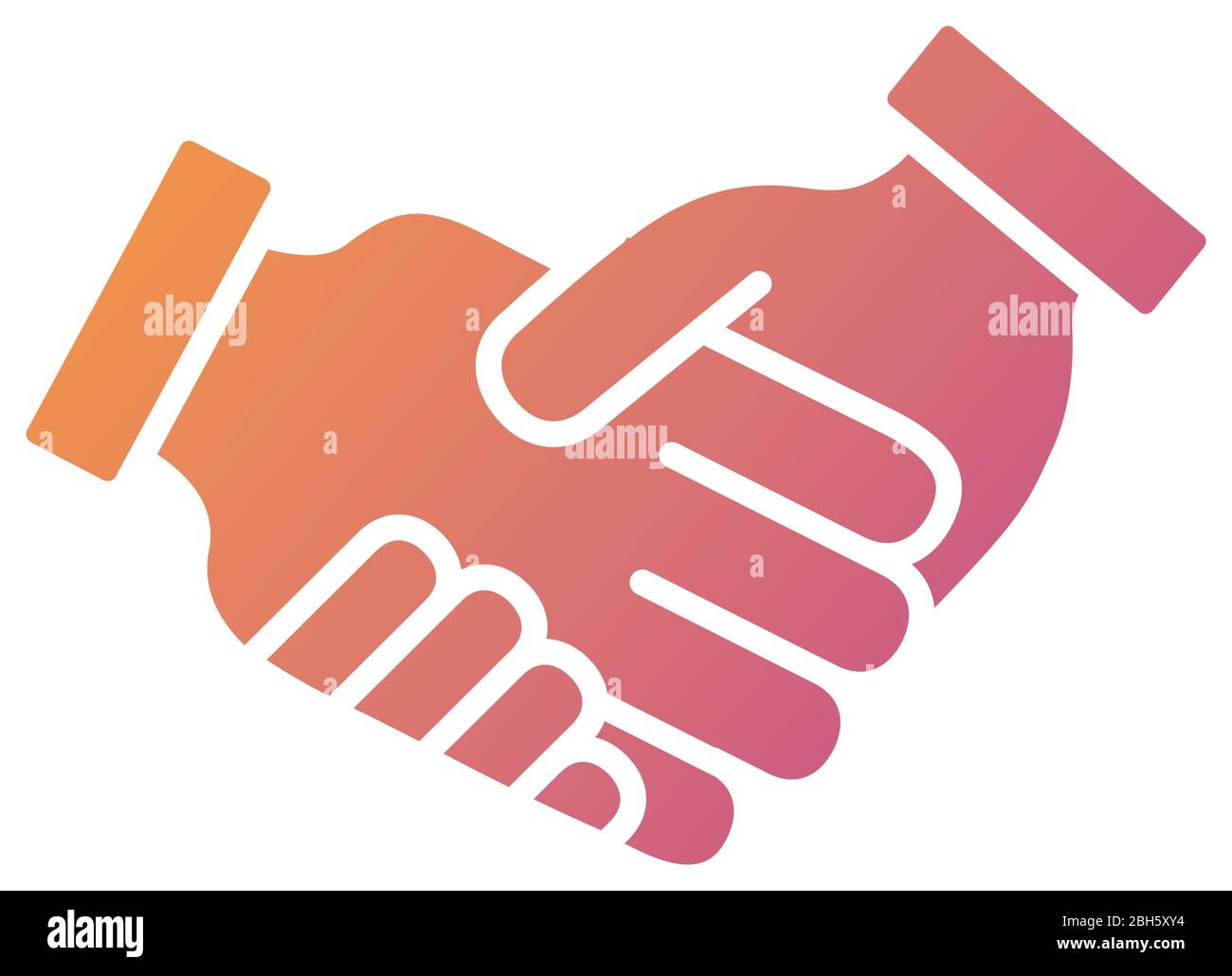 Handshake friendship friendly deal Stock Vector Images - Alamy
