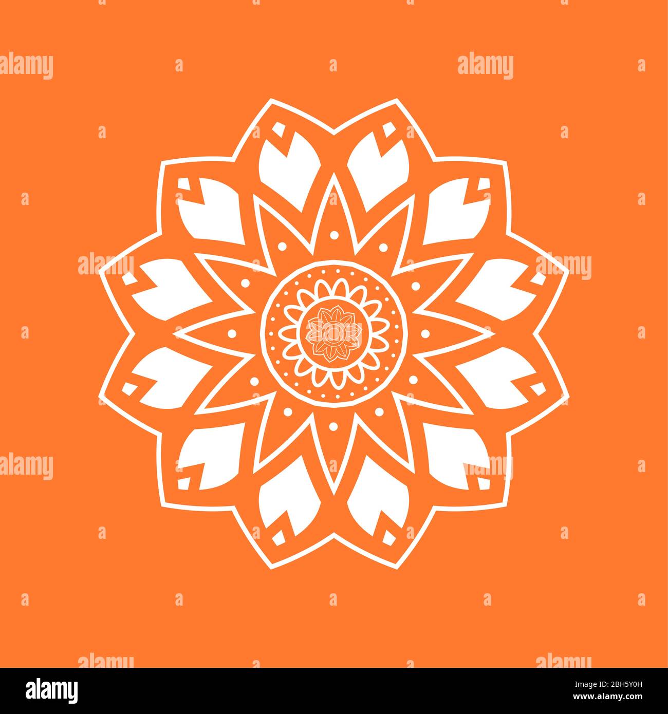 Mandala. Floral pattern Stock Vector Image & Art - Alamy