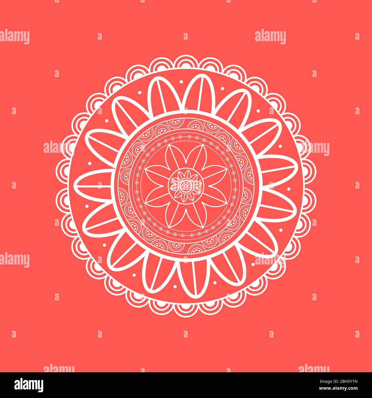Mandala. Floral pattern Stock Vector Image & Art - Alamy